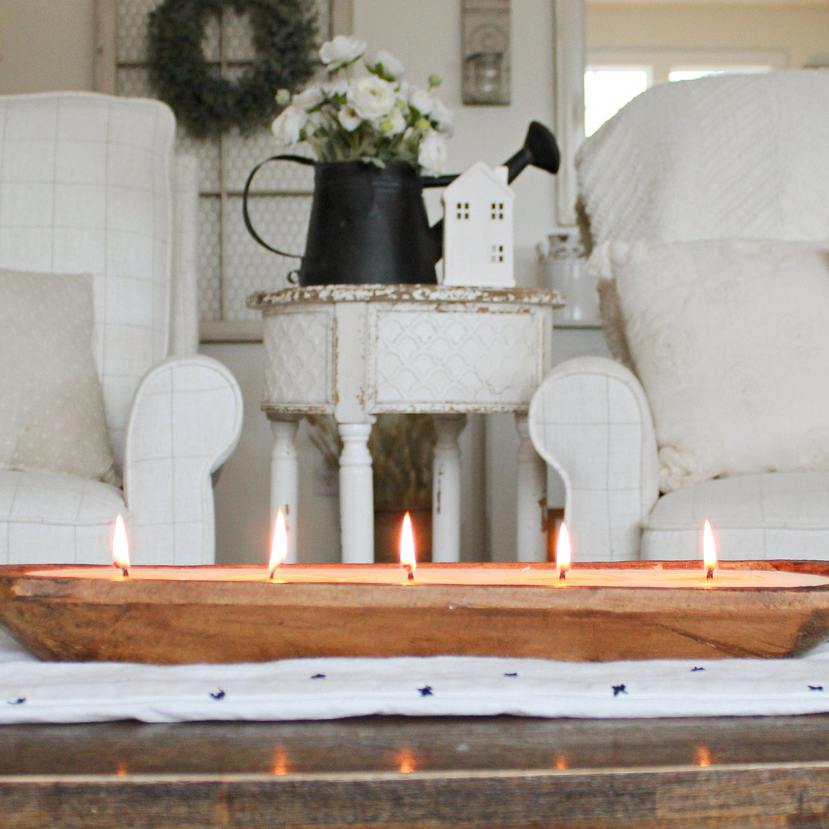 5 Wick Wood Bowl Soy Candle – The Dancing Wick